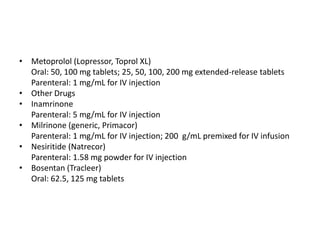 Pharmacology cvs medicine | PPTX | Heart and Cardiovascular Diseases ...
