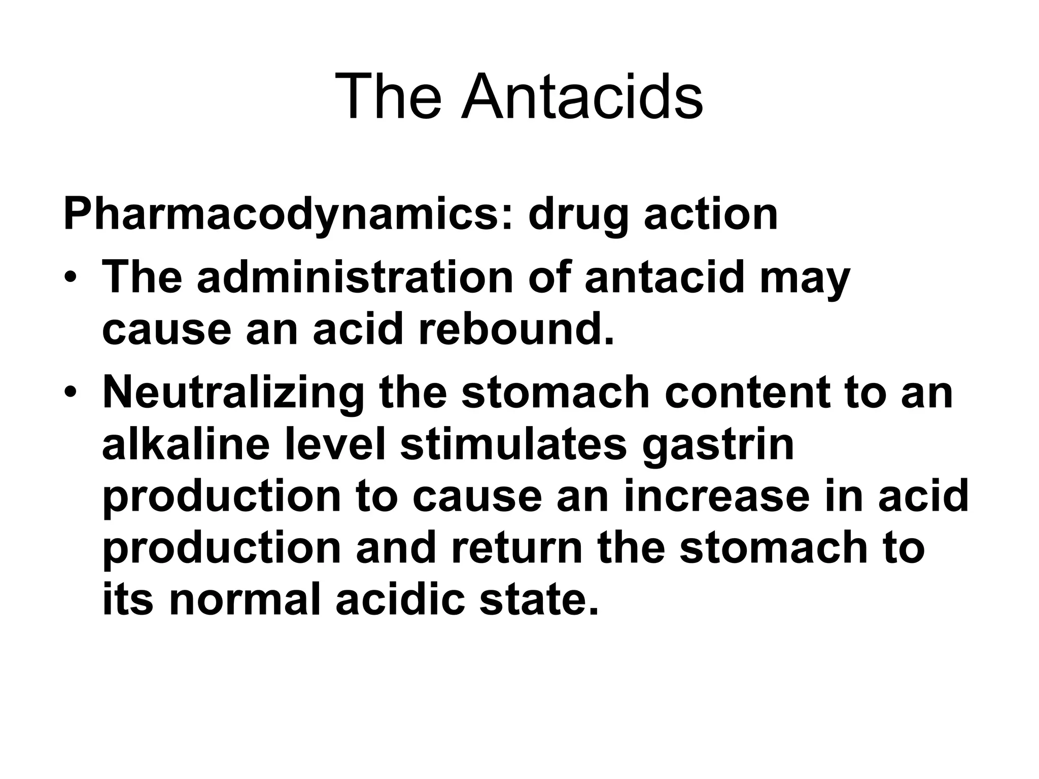 Pharmacology Git Drugs | PPT