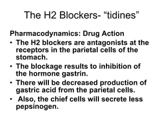 Pharmacology Git Drugs | PPT
