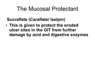 Pharmacology Git Drugs | PPT