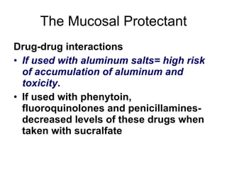 Pharmacology Git Drugs | PPT