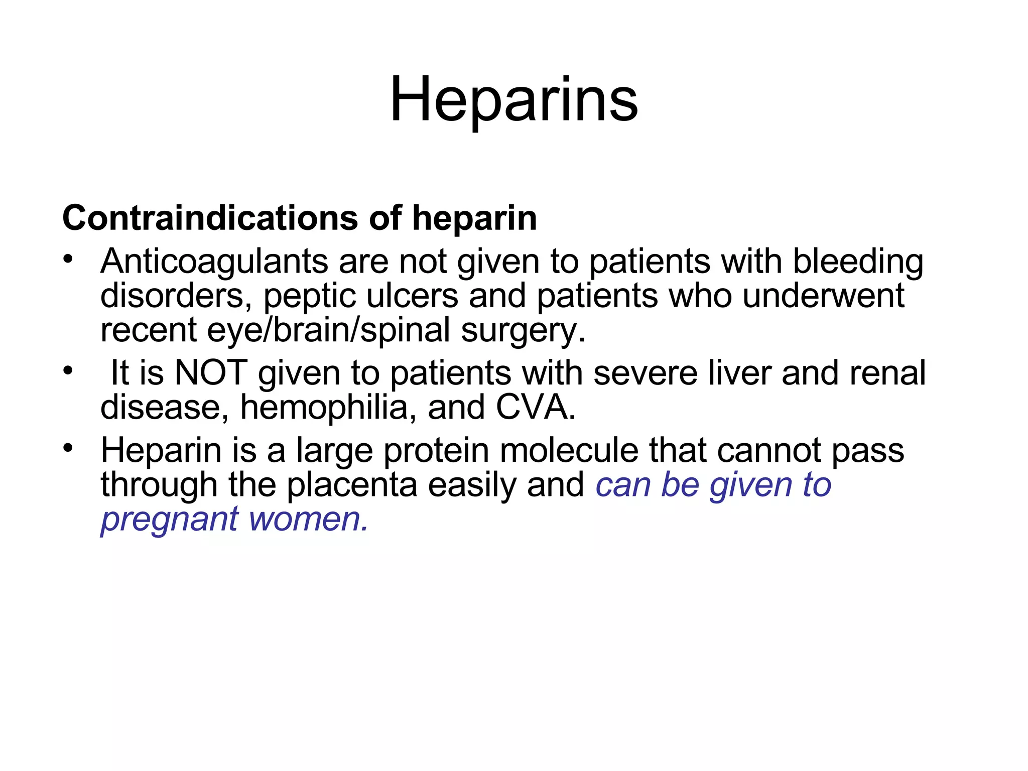 Pharmacology Hematologic Drugs | PPT