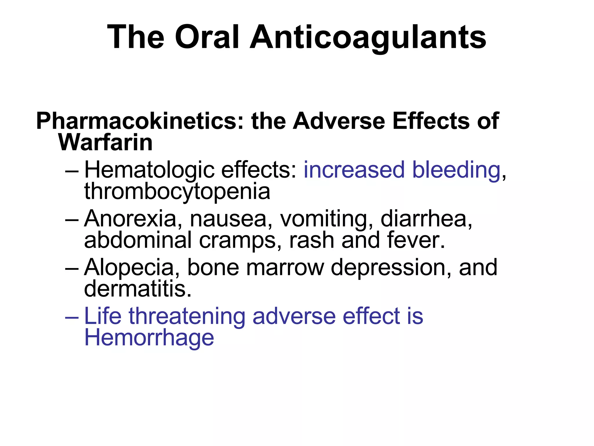 Pharmacology Hematologic Drugs | PPT