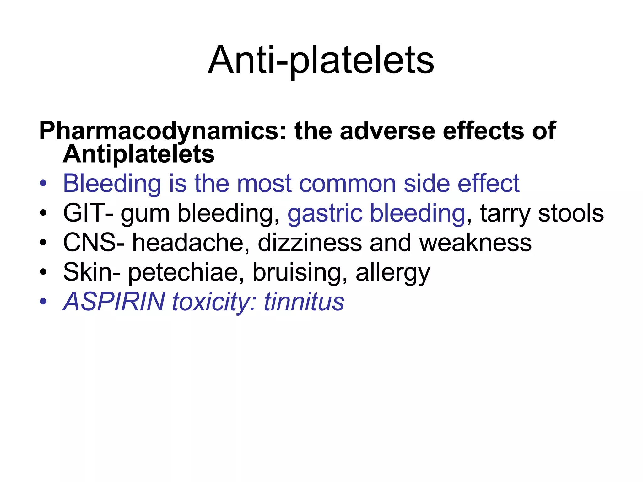 Pharmacology Hematologic Drugs | PPT