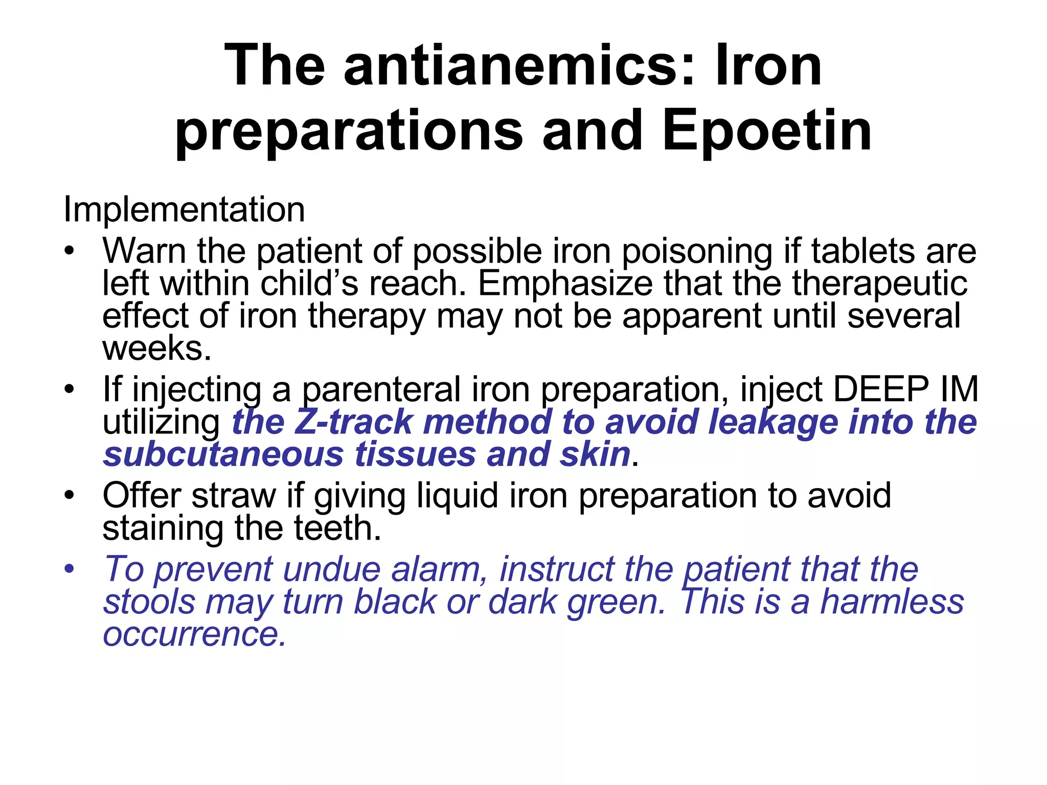 Pharmacology Hematologic Drugs | PPT