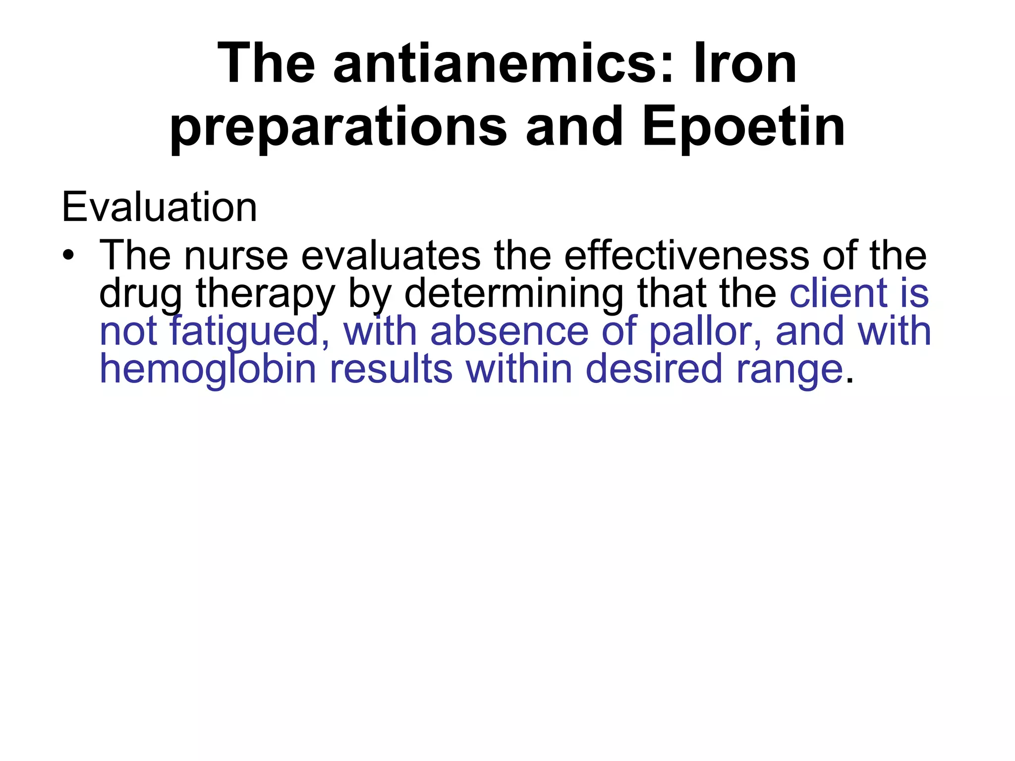 Pharmacology Hematologic Drugs | PPT