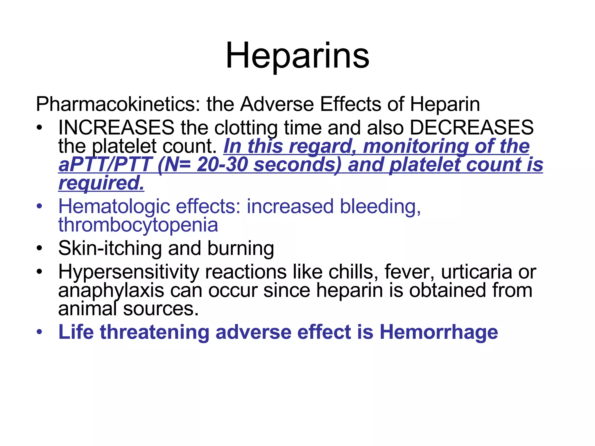 Pharmacology Hematologic Drugs | PPT