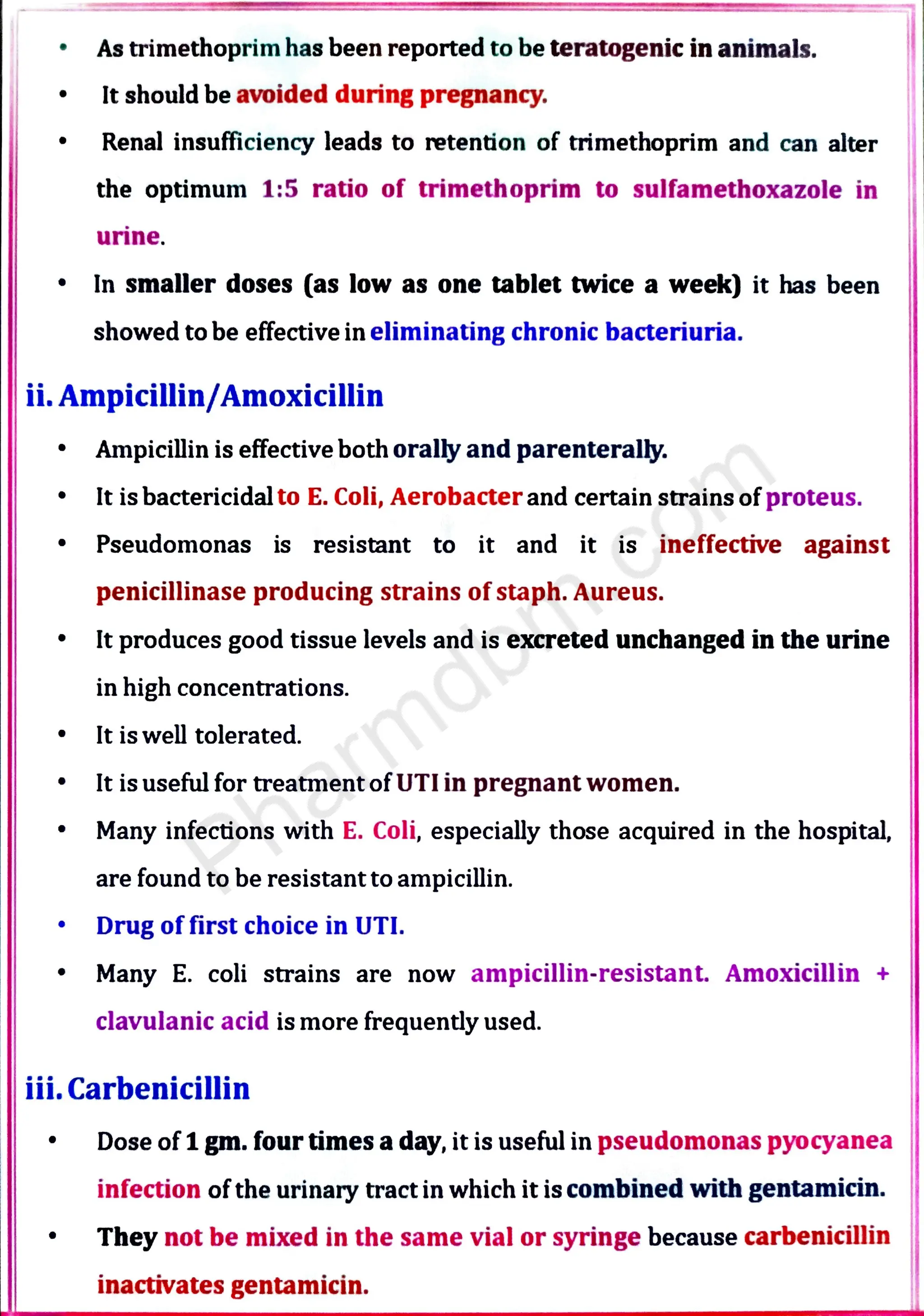 Pharmacology-III-unit-4 for b pharmacy 6th sem | PDF