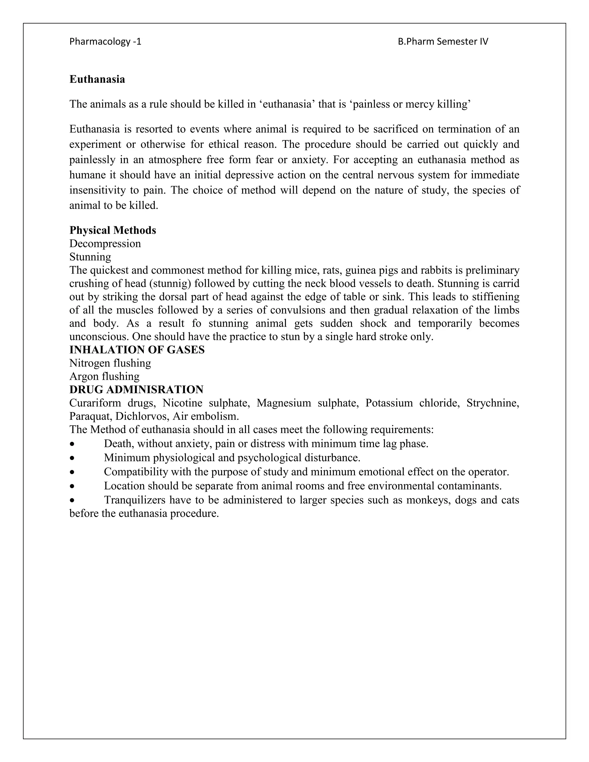 Pharmacology-I_sem-4_RDP lab manual | PDF