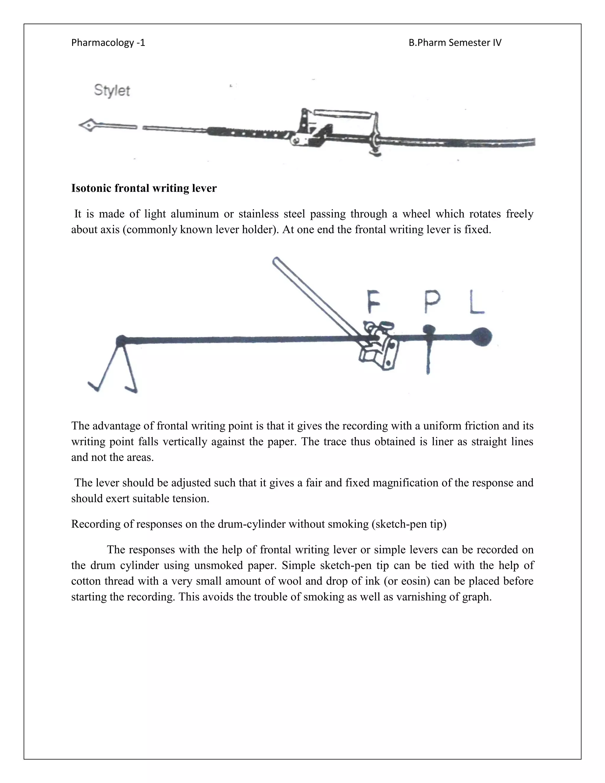 Pharmacology-I_sem-4_RDP lab manual | PDF