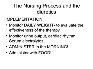 NurseReview.Org Pharmacology - Kidney Drugs | PPT