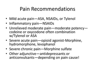 Pharmacology -pain management 3 | PPTX
