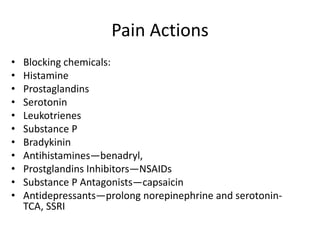 Pharmacology -pain management 3 | PPTX