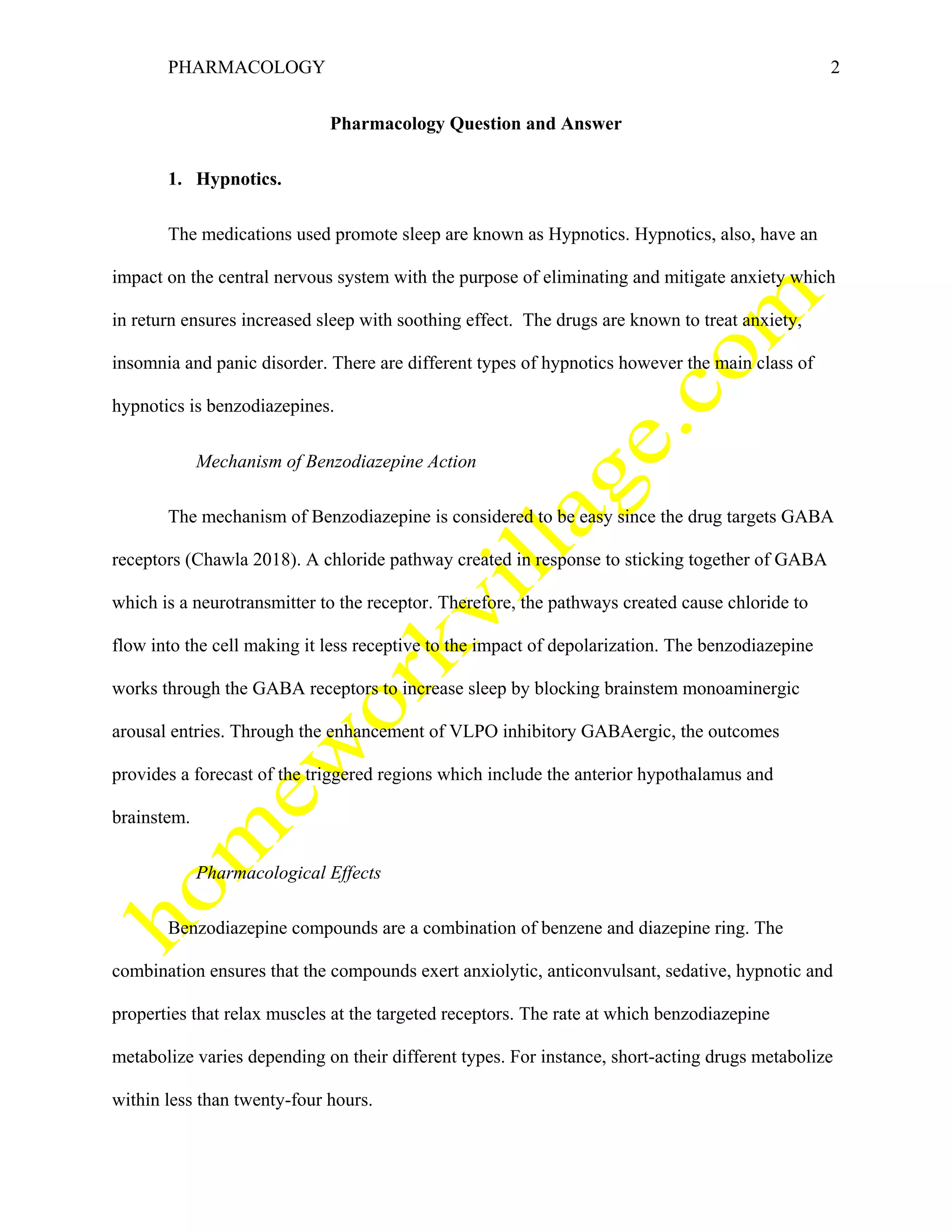 Pharmacology q-&-a | PDF