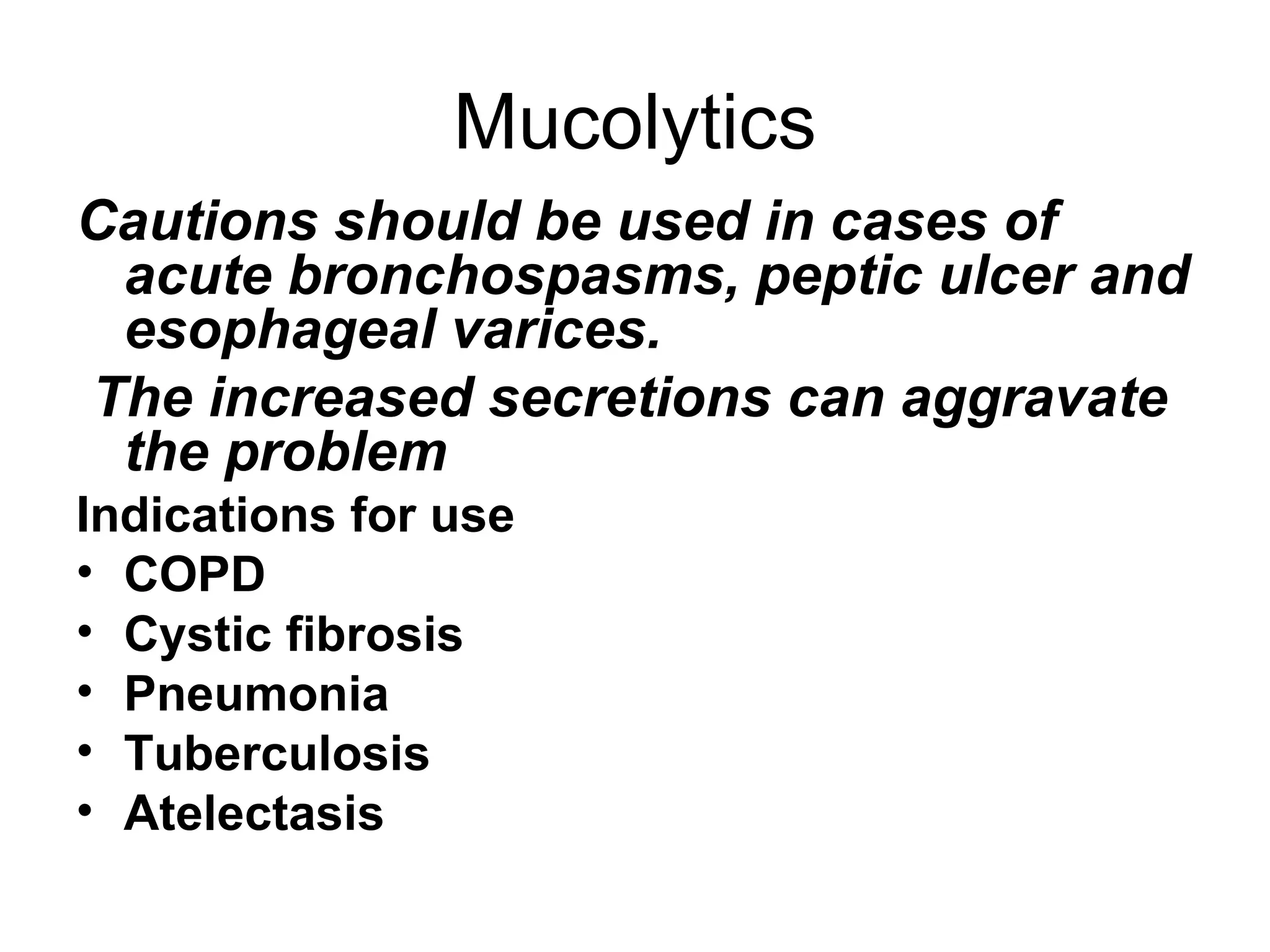 Pharmacology Respiratory Drugs | PPT