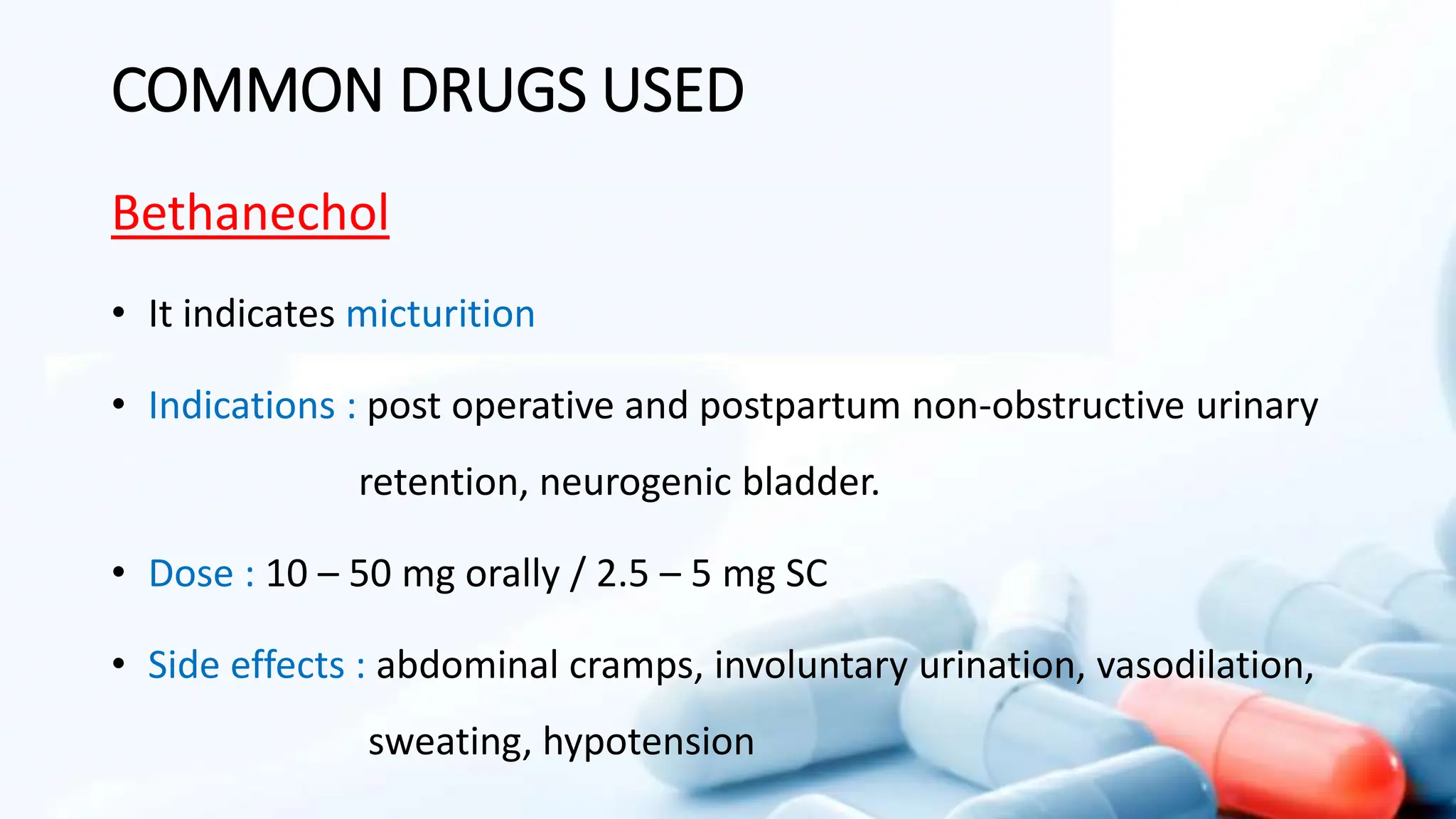 pharmacology - Urinary System.pptx | Endocrine and Metabolic Diseases ...