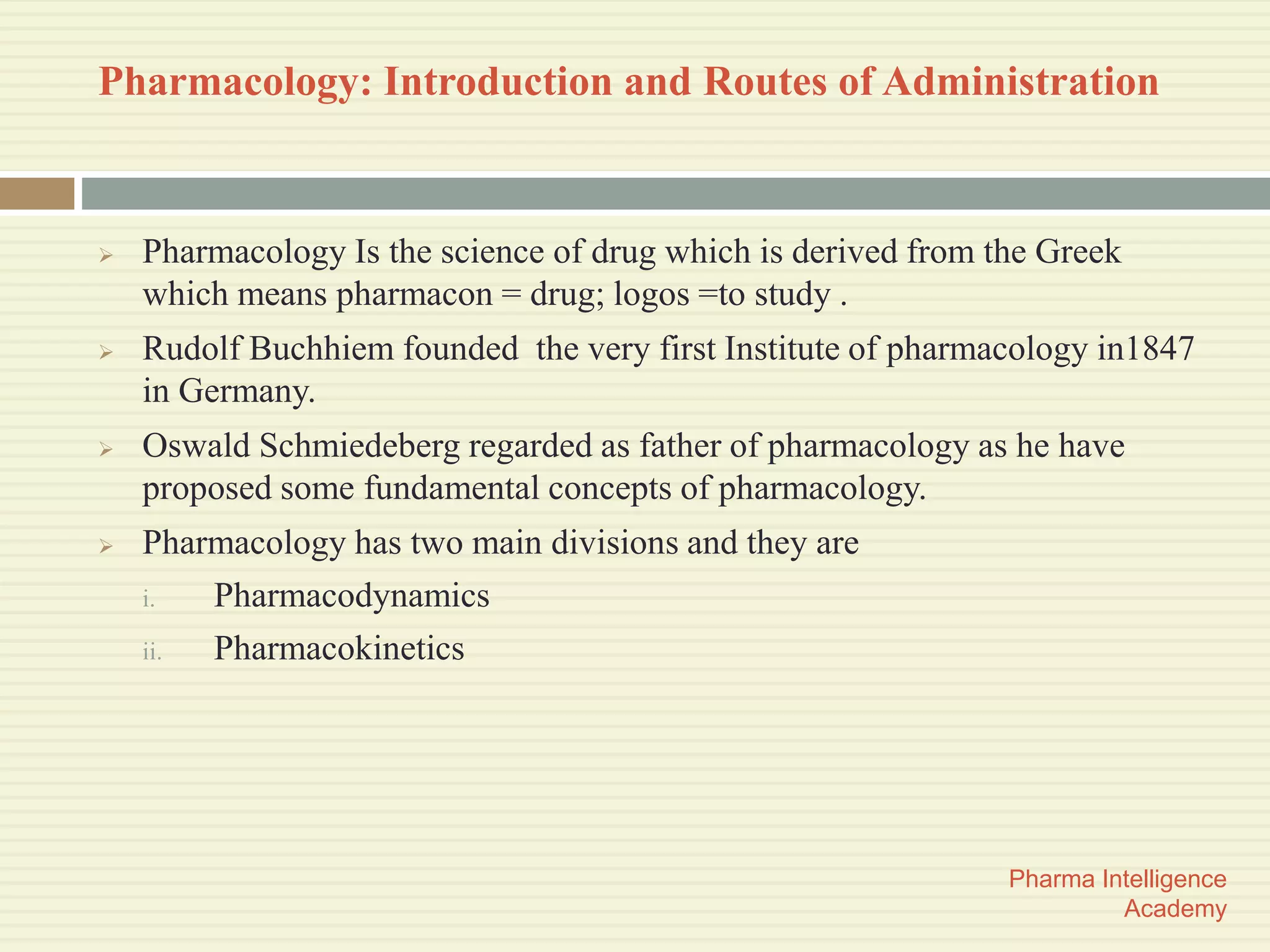 Pharmacology basic principles | PPTX