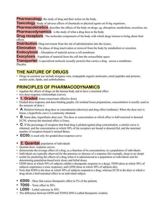 Pharmacology pdf | PDF | Endocrine and Metabolic Diseases | Diseases ...