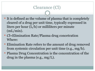 Drug Clearance and toxic effects PHARMACOLOGY 1 PTT.pptx