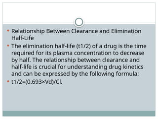 Drug Clearance and toxic effects PHARMACOLOGY 1 PTT.pptx