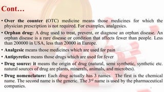 Pharmacology slideshare .pharmacology pptx | PPTX