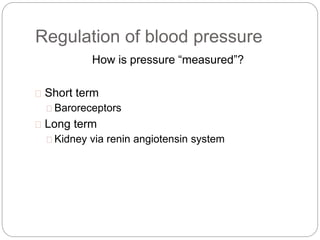 control of blood pressure | PPTX