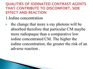 Pharmacology and contrast agents | PPTX