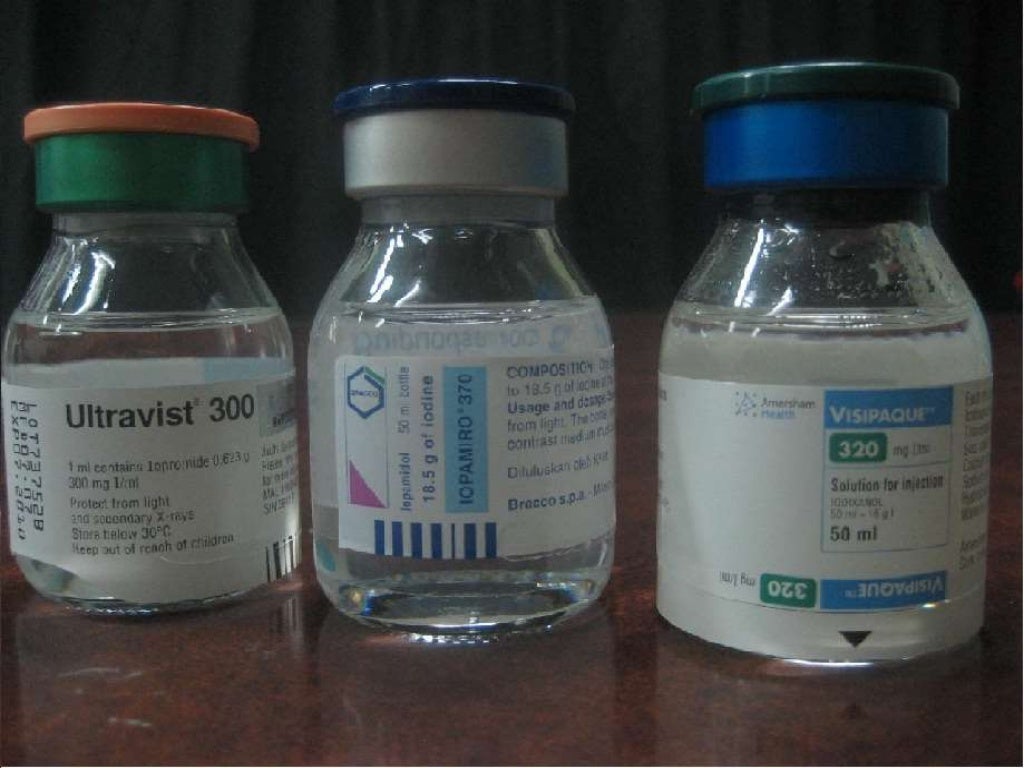 Pharmacology and contrast agents