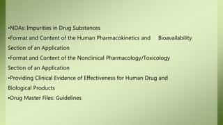 Application for New Drug Discovery (NDD) according to USFDA guidelines ...