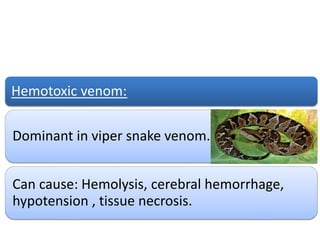 Poisoning-Animal(Snake,Scorpion,Spider)Plant(Mushroom) | PPT