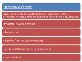 Animal And Plant Poisoning | PPTX