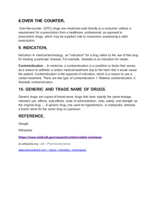 Pharmacology assignment 2 | DOCX