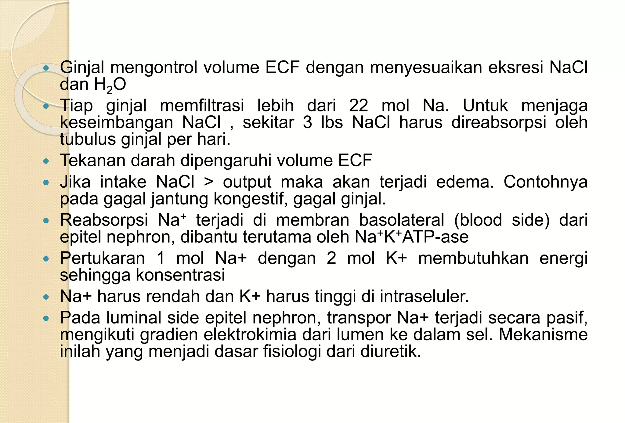 Diuretic pharmacology | PPTX