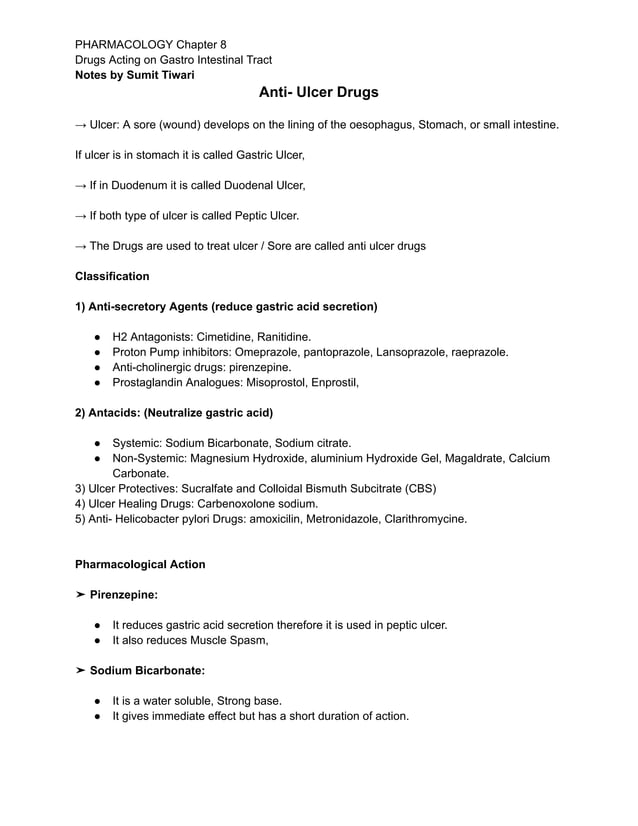 PHARMACOLOGY Chapter 8__Drugs Acting on Gastro Intestinal Tract_.pdf