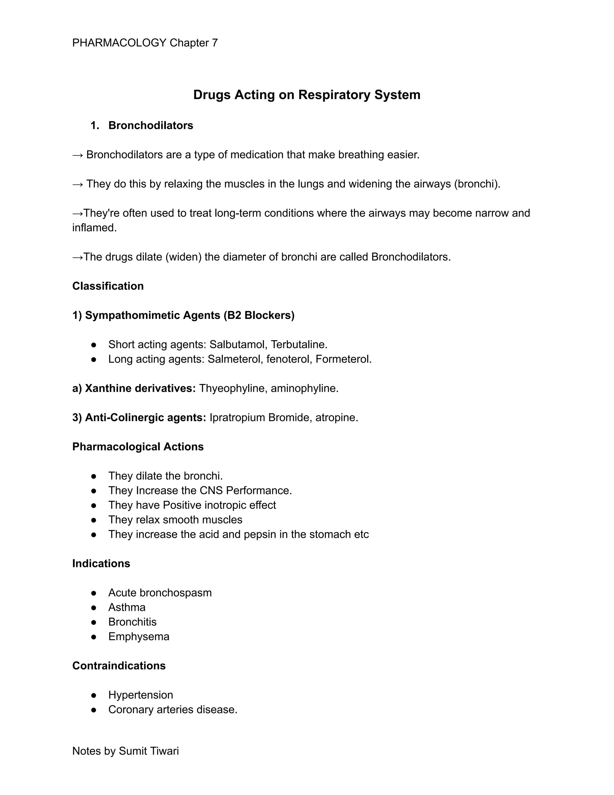 Pharmacology chapter No 7 full notes.pdf