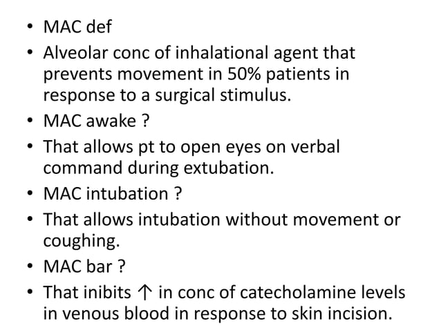 anesthesia-Pharmacology class | PPTX | Chemistry | Science