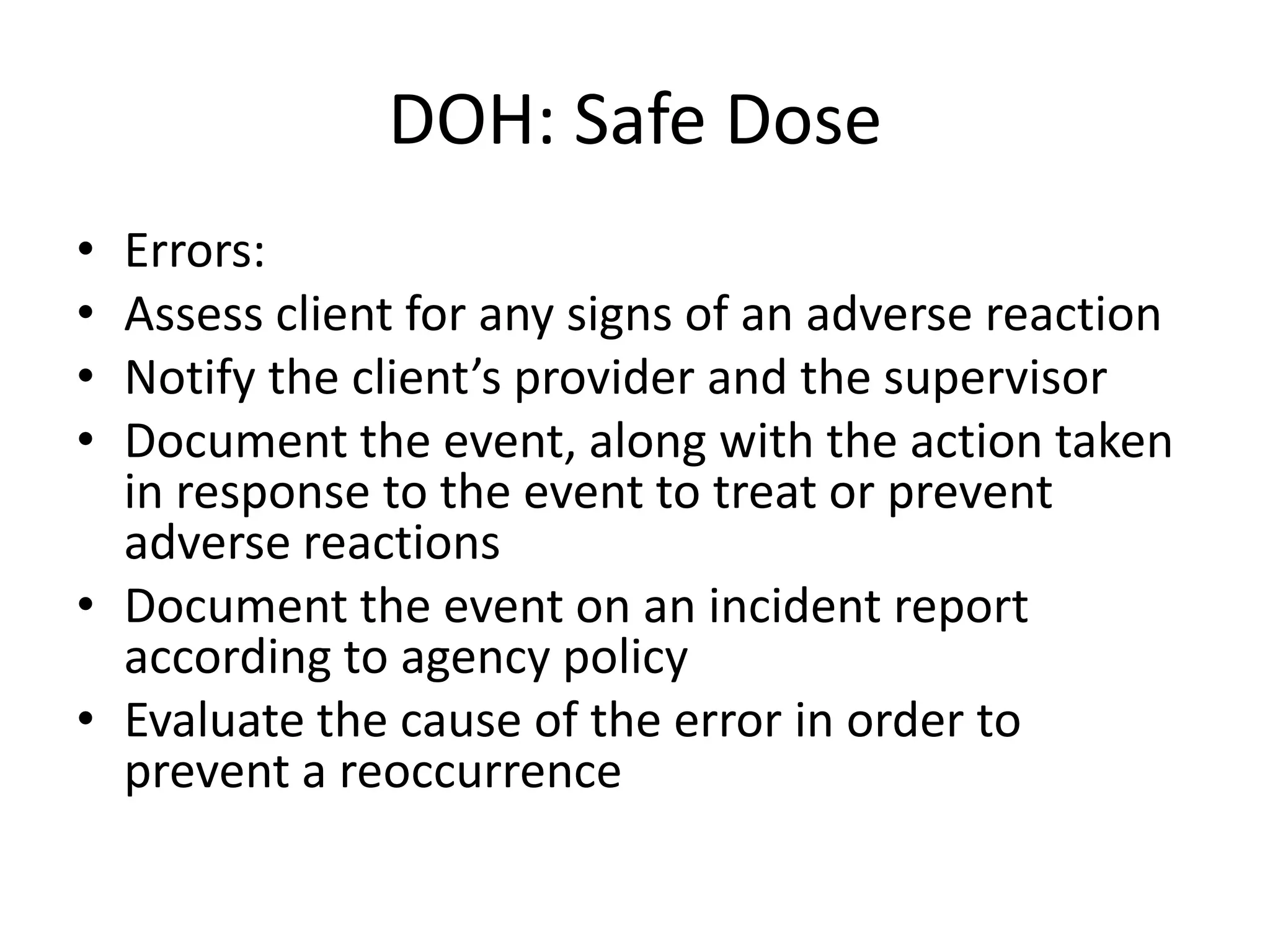 Pharmacology doh safe dose | PPT