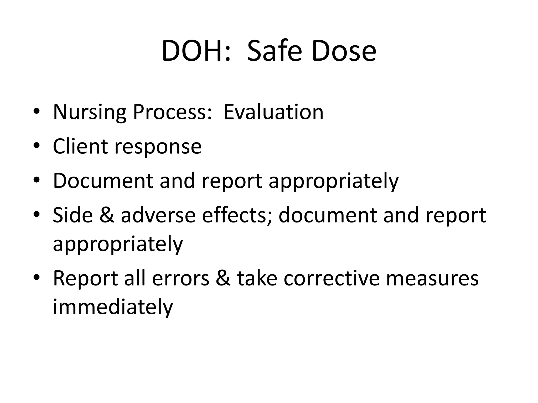 Pharmacology doh safe dose | PPT