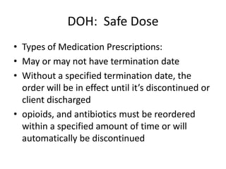 Pharmacology doh safe dose | PPT