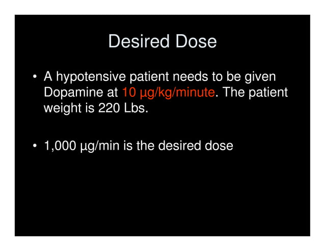 Pharmacology drug dosage calculations | PDF