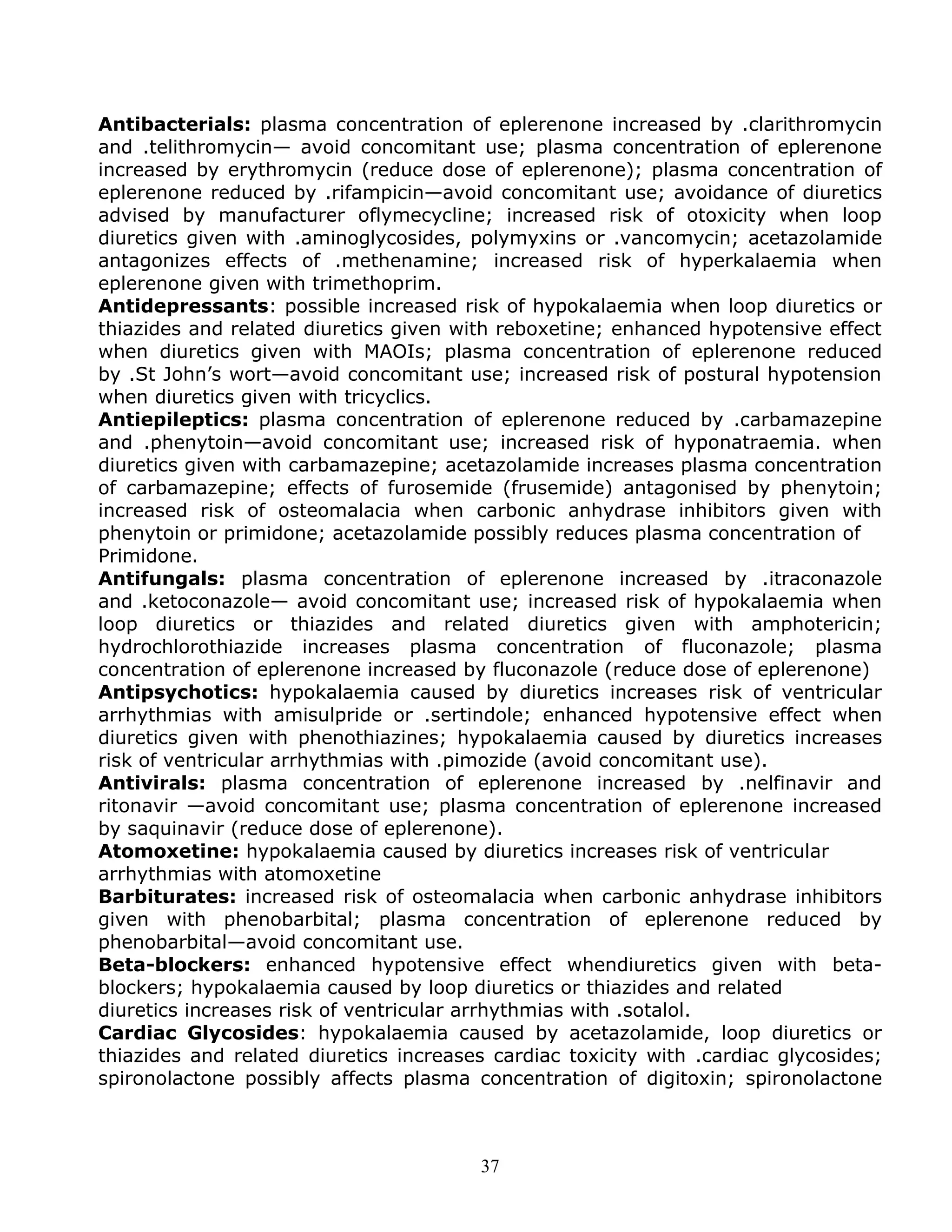 Pharmacology drug interaction hand book f | DOC