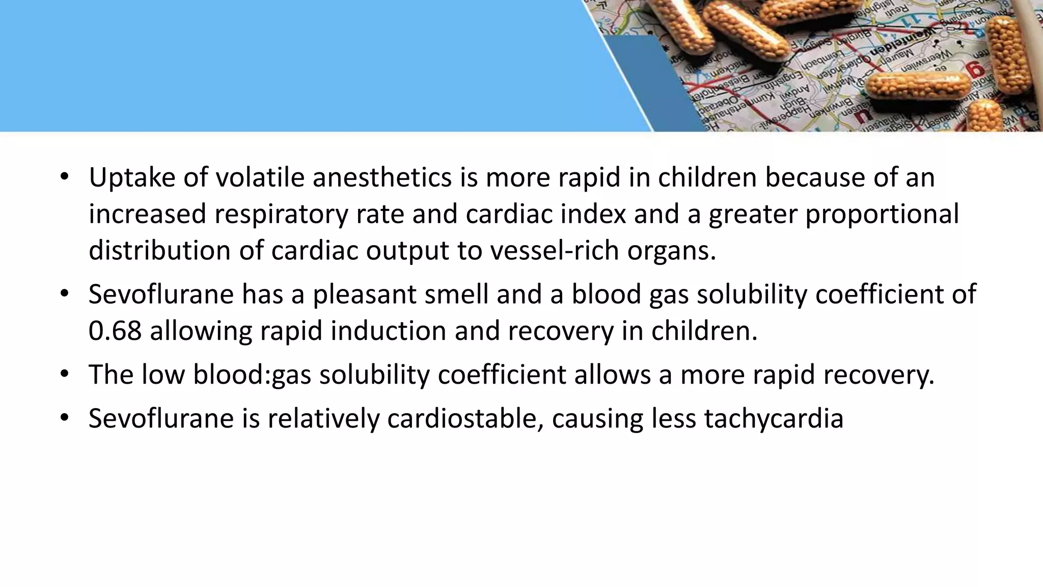 Pharmacology for pediatric anaesthesia [autosaved] | PPTX