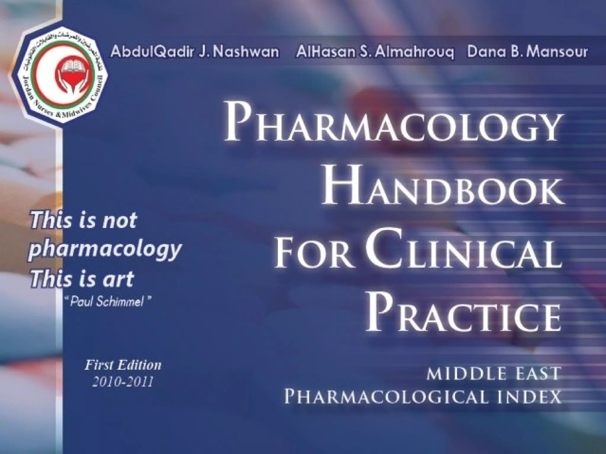 Pharmacology Handbook for Clinical Practice Show | PPS