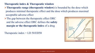 Pharmacology I Pharmacodynamics III (DRC & combine effect of drug) | PPTX