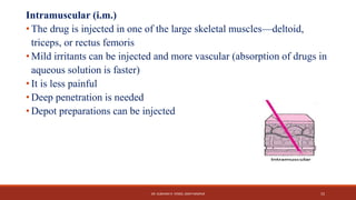 Pharmacology I Route of drug administration | PPTX