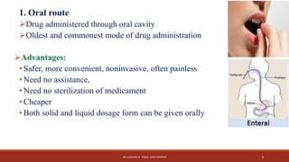 Pharmacology I Route of drug administration | PPTX