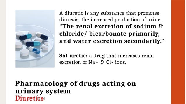 Diuretics & Anti-diuretics PHARMACOLOGY - II (UNIT II) | PPTX