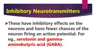 Ppt on neurotransmitter | PPTX