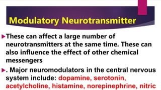 Ppt on neurotransmitter | PPTX