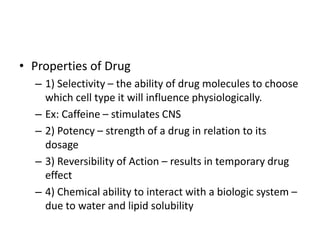 Pharmacology lab 1 | PPTX